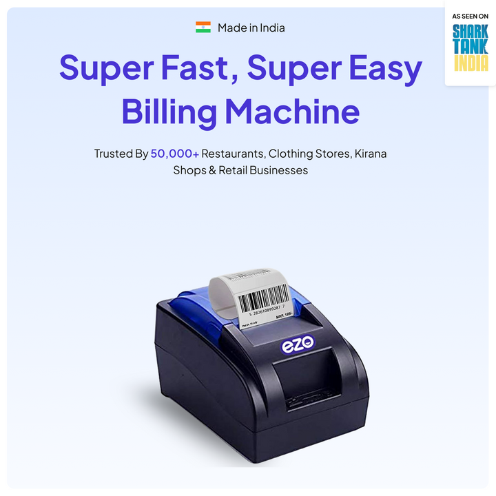 Billing Machines – Ezo Books
